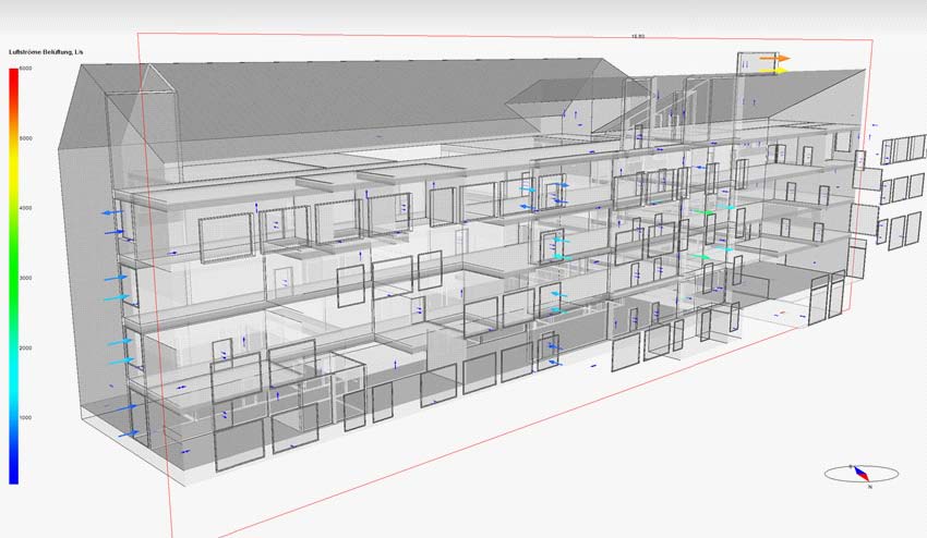 Hybrid (mechanical and natural) ventilation of a school building ...